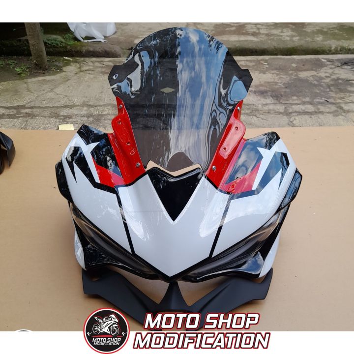 Headlamp Model R25 Proji Lis Lampu Visor Winglet PNP Yamaha R15 OLD V1 ...