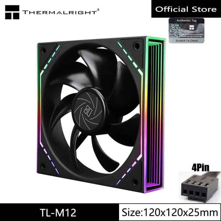 Thermalright TL-M12 12cm ARGB chassis cooling fan, unlimited frame fan ...
