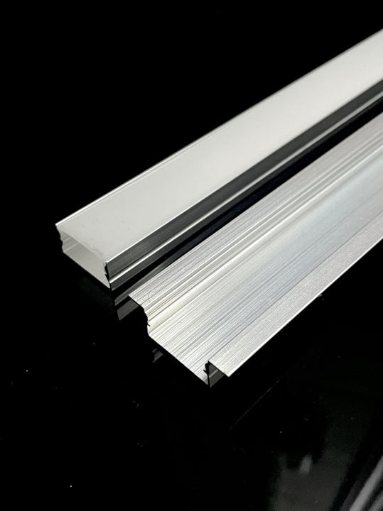 Aluminum Linear LED Lighting Embedded into Ceiling Double Eyelid ...