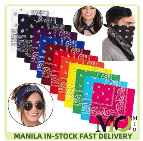 Poposy More Color Affordable Scarf Bandana Handkerchief Panyo | Lazada PH