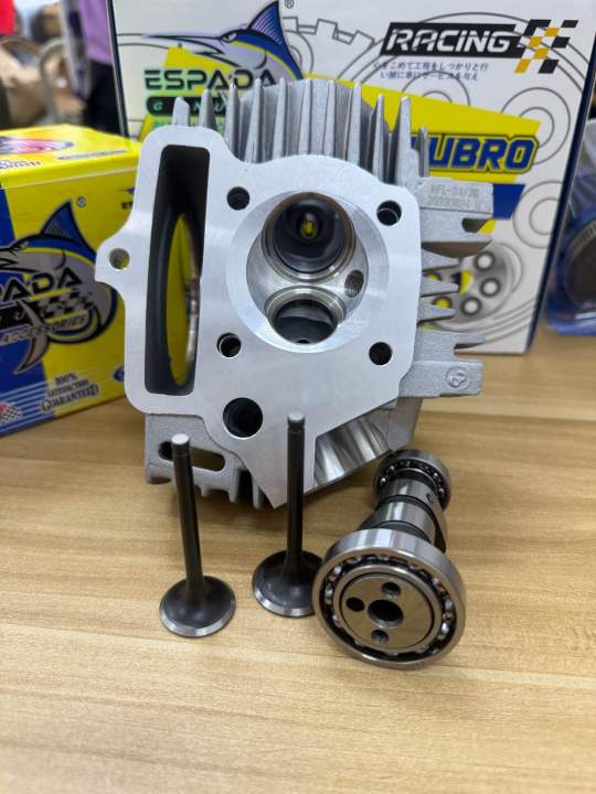 ESPADA RACING HEAD EX5 DREAM WAVE100 W100 23/27 24/28 SIAP CAM & VALVE CYLINDER HEAD RACING EX5 ...