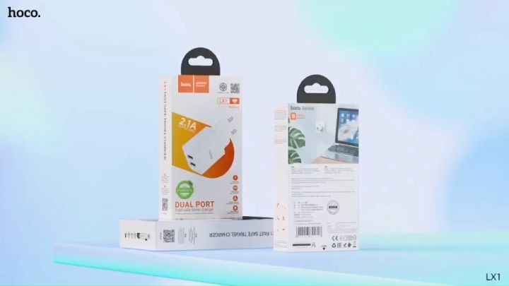 หัวชาร์จHoco LX1( สเปคประเทศไทย มาตรฐาน มอก.) ชาร์จไว 2.1A 2 USB แท้100 ...