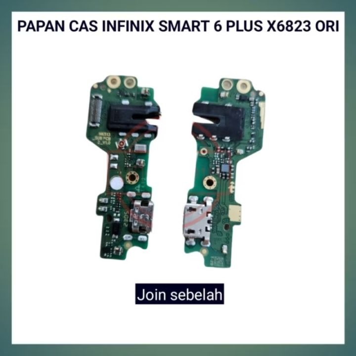 PAPAN CAS INFINIX SMART 6 X6823 ORI + IC PCB KONEKTOR CHARGER INFINIX SMART 6 X6823 ORIGINAL ...