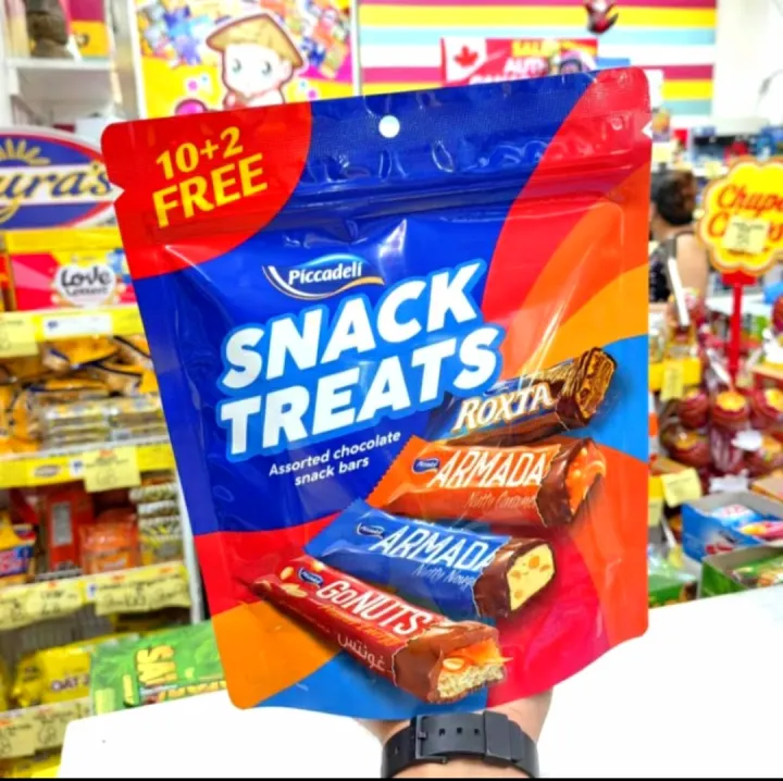 Piccadeli Snack Treats Assorted Chocolate Bars Armada, Roxta, GoNUTS ...