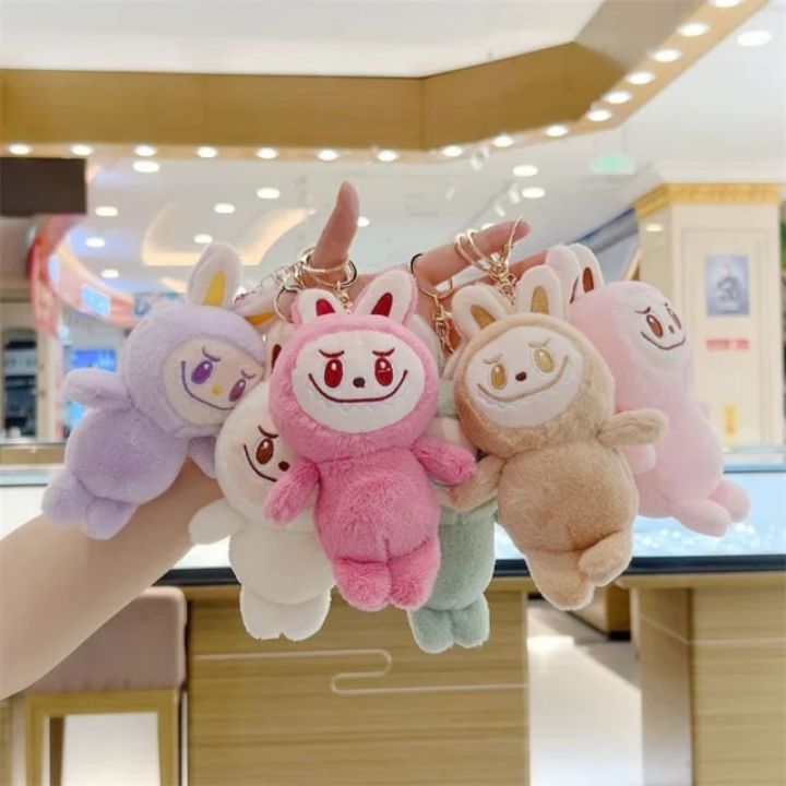 gantungan kunci boneka labubu macaron lucu / ganci labu labu / keychain ...