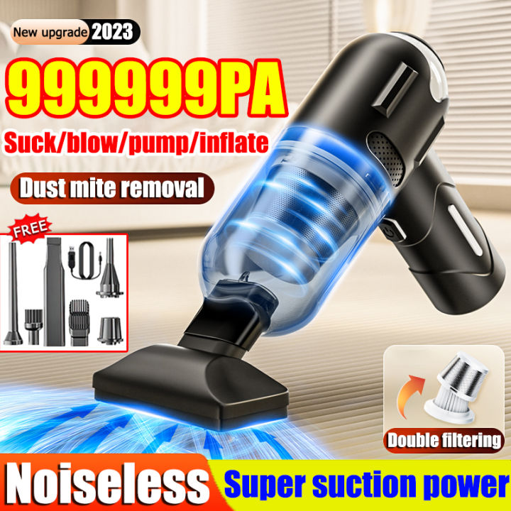 【COD】BLUES JK Vacuum Cleaner 999999PA Vacuum Cleaner Home Car Vacuum Cleaner Wireless ...