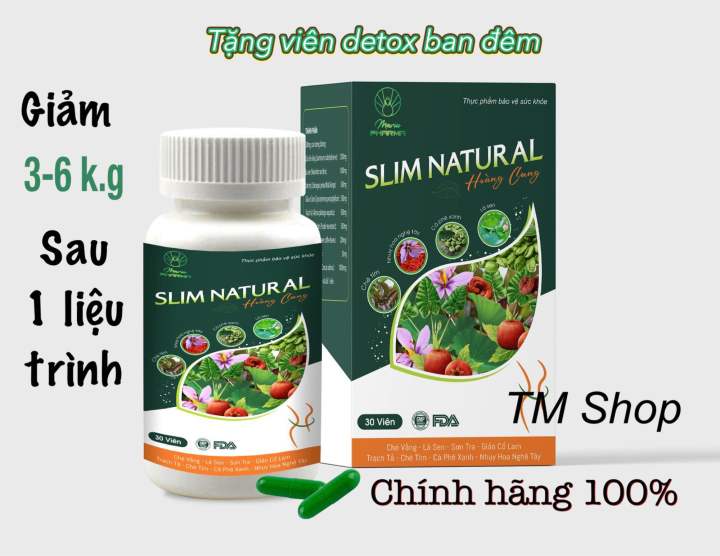 (Chính hãng 100%) Giảm cân Hoàng Cung Slim Natural [Có Sẵn] | Lazada.vn