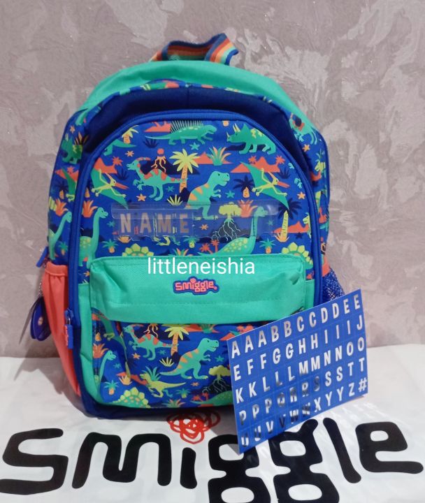 SMIGGLE MOVIN DINO JUNIOR CHARACTER BACKPACK | Lazada Indonesia