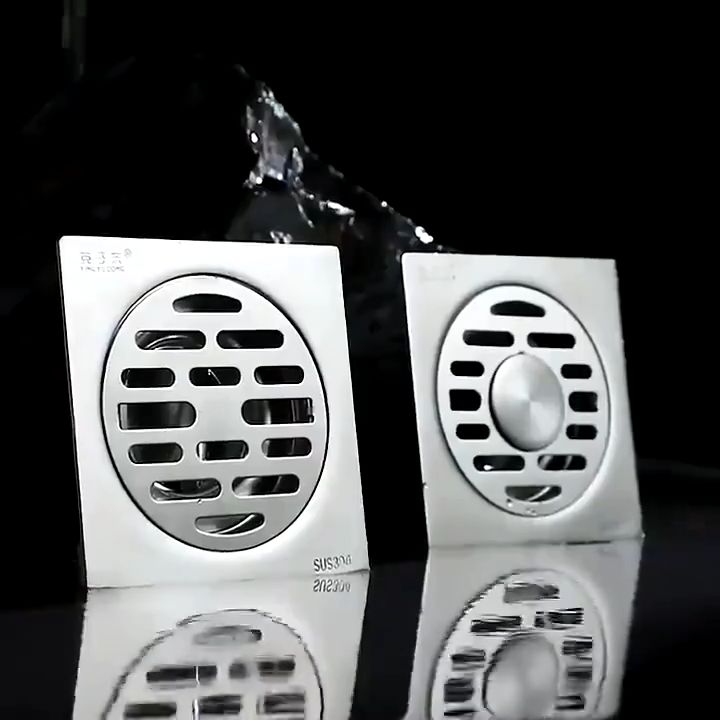 Bathroom Floor Drain Steel Stainless Steel Drain Cover Backflow ...