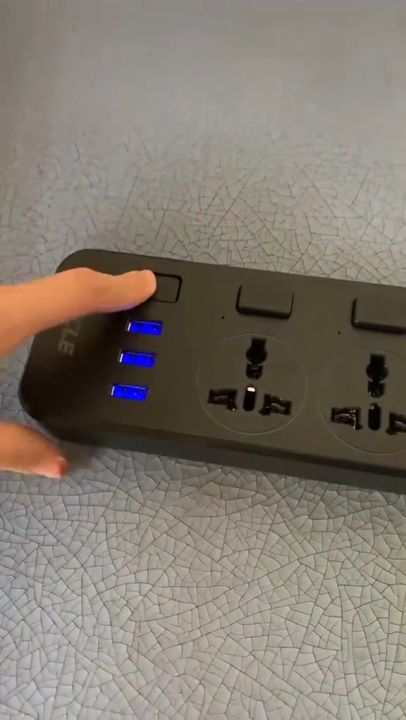 Original Power Strip Stop Kontak Colokan Listrik 2 Power Socket 4 Smart USB Port | Lazada Indonesia