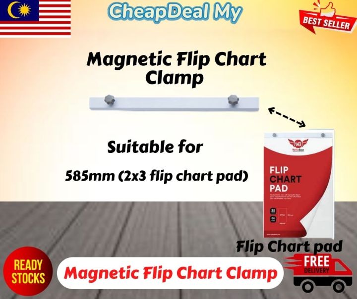 Magnetic flip chart clamp | Lazada