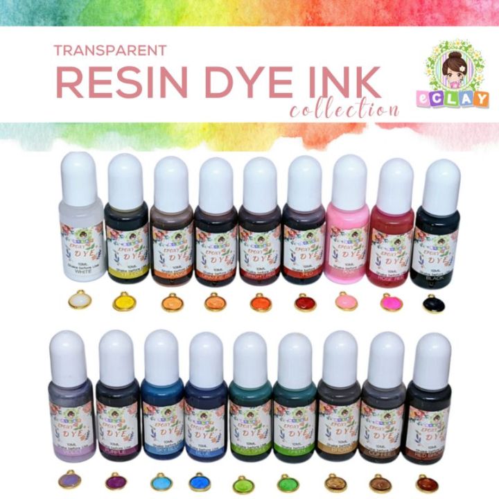 10ml RESIN DYE INK TRANSPARENT PIGMENT for UV and EPOXY RESIN | Lazada PH
