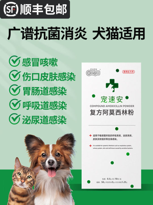 Pet Quick Relief Antibacterial Anti-inflammatory Powder for Cat ...