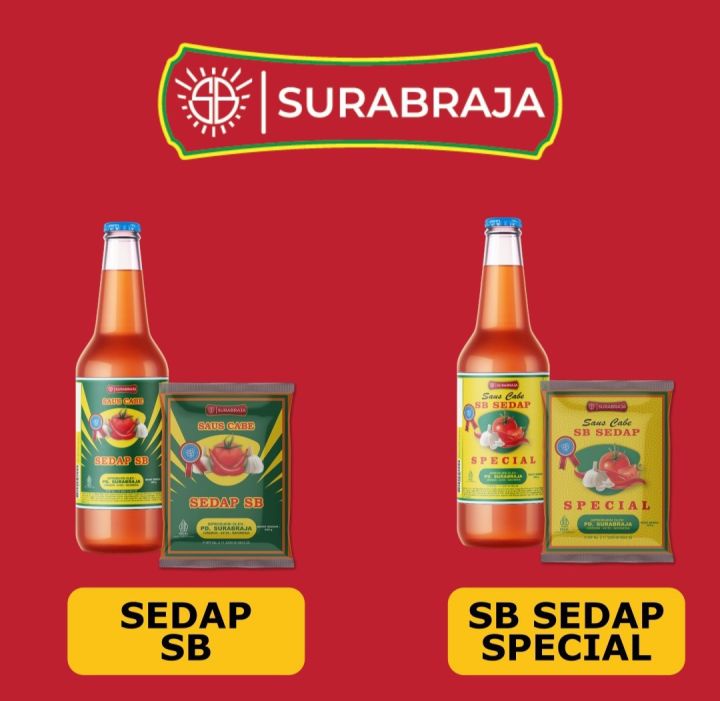Saos Sambal Sedap Surabraja kemasan 600 gram pouch | Lazada Indonesia