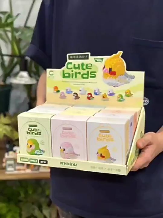 Blok Binaan Mini Block 3D Cute Bird Block Top Boy Girl Gift Set Nano萌宠 ...