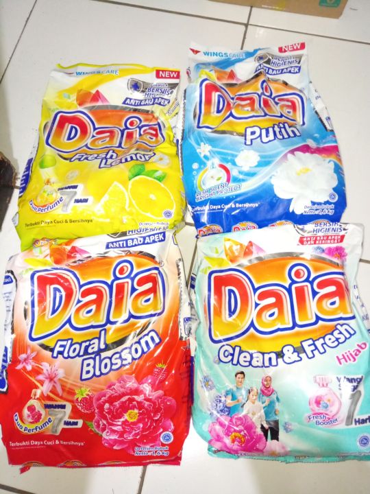 Daia detergent bubuk 1.6kg sabun cuci baju 1.6kg | Lazada Indonesia