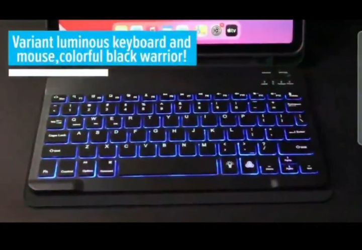 10inch Backlight Keyboard And Mouse LED RBG Bluetooth Wireless Keyboard ...