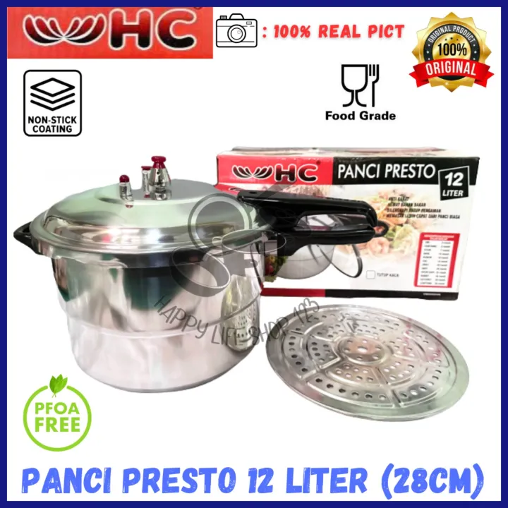 Presto 12 Liter HC/Panci Presto 12 Liter HC | Lazada Indonesia