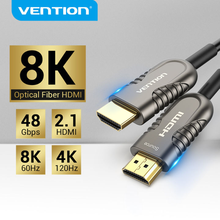 Vention 8K Optical Fiber HDMI2.1 Cable 120Hz 48Gbps High Speed ...