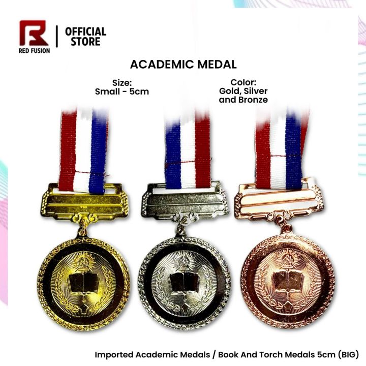 Imported Academic Medals/ Book and Torch Medals 5cm Big | Lazada PH