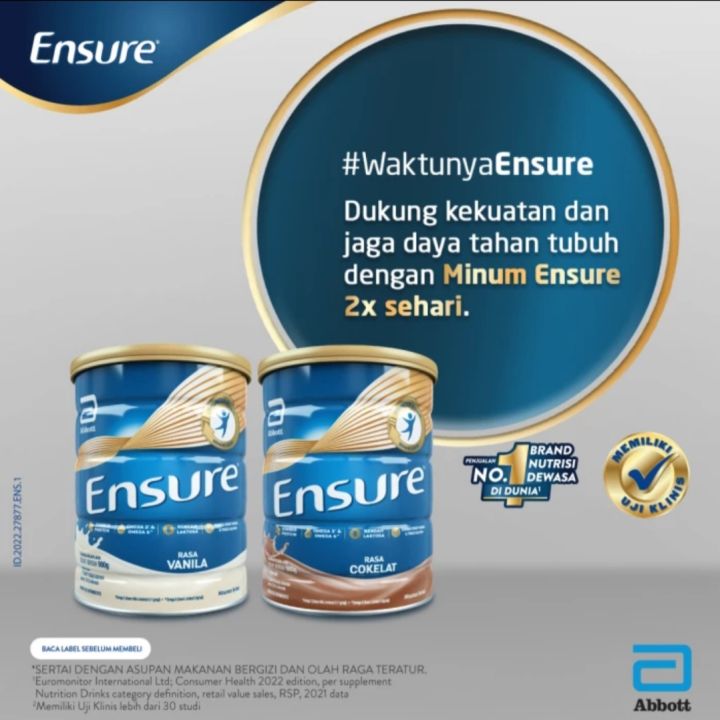 Ensure Vanilla 900 gram | Lazada Indonesia