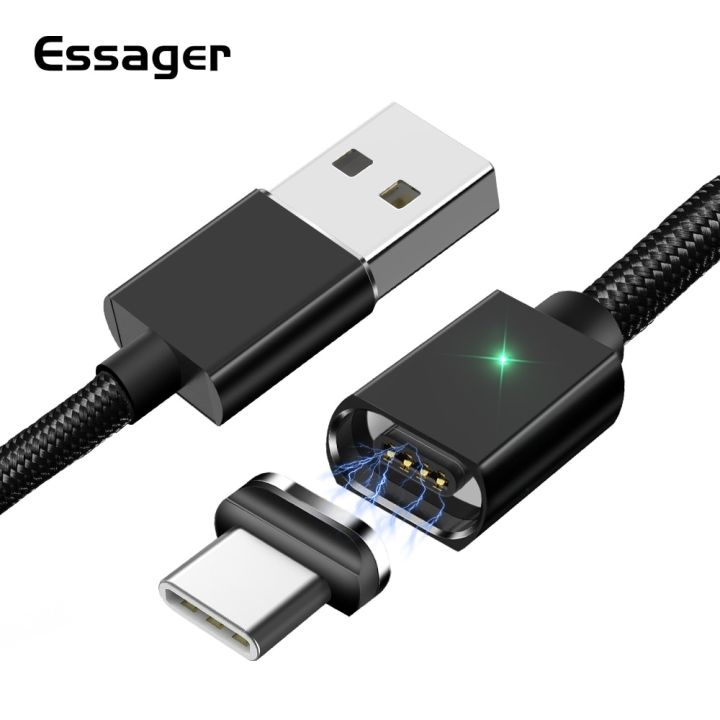 Essager Magnetic Micro USB Cable For Xiaomi Mi Fast Charging Data Wire ...