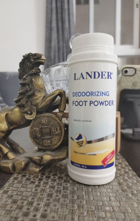 LANDER Deodorizing FOOT POWDER 3.18oz/90g | Lazada PH