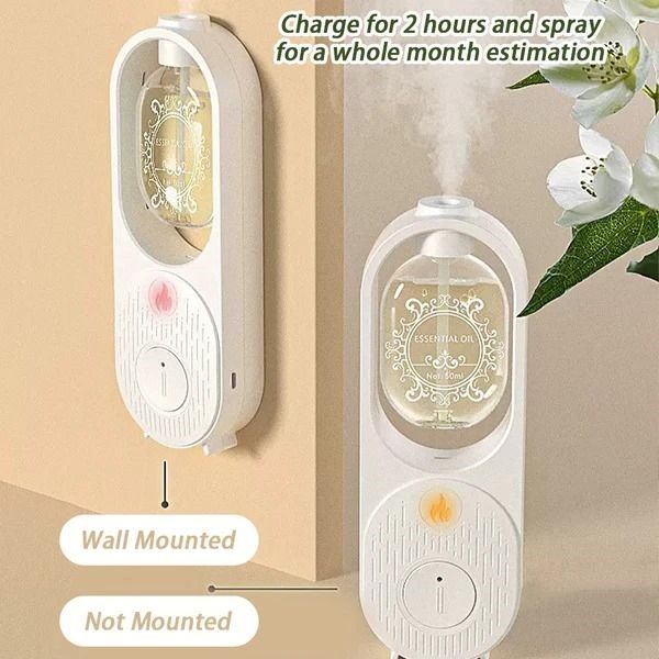 Rechargeable Air Freshener Fragrance Machine Toilet Fragrance Perfume ...