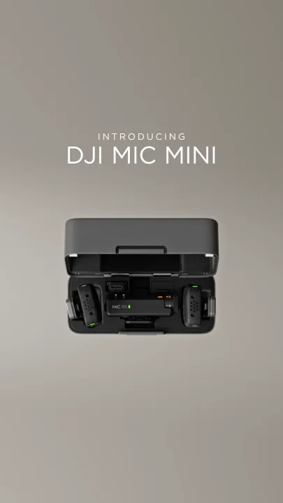 DJI Mic Mini - Ultralight, Discreet Microphone | 11.5h Operating Time ...