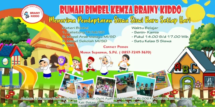 CETAK BANNER/SPANDUK PPDB SEKOLAH TK/PAUD/ 2x1,5 M Free DESAIN | Lazada ...