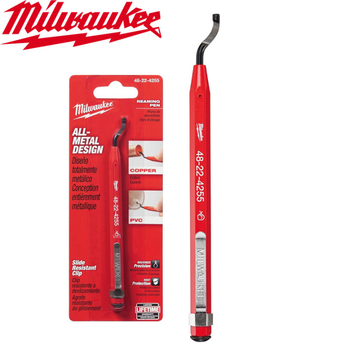 Milwaukee 48-22-4255 Reaming Pen Easy Deburring Copper Tubing PVC Slide ...