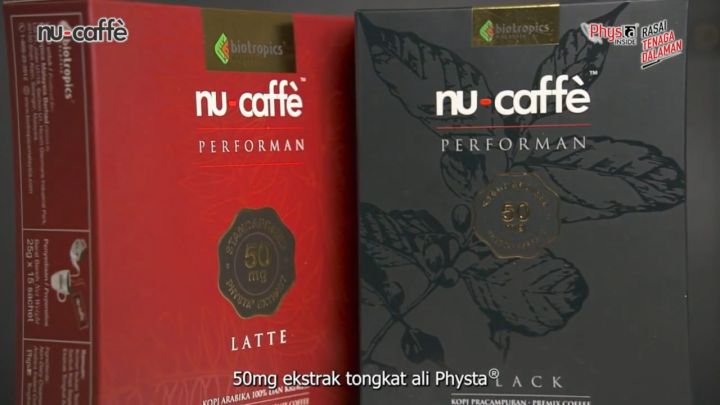 NU CAFFE Tongkat Ali Black Performan Biotropics | Lazada