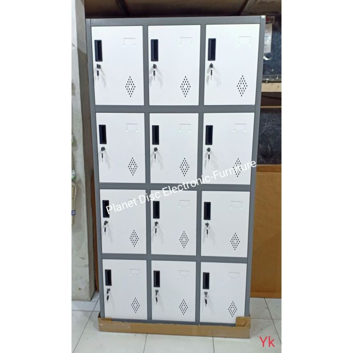 Lemari file 12pintu lemari documen plat besi lemari cabinet locker ...
