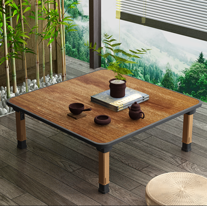 Foldable Small Table for Home Use Low Computer Desk Dining Table Tatami ...