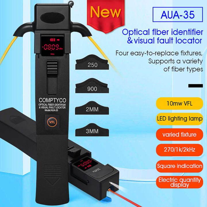 COMPTYCO AUA-35/40 Optical Fiber Identifier and 10MW VFL + LED light ...