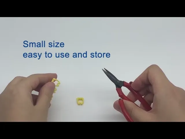 Clip-on String Wire Markers Digital Letter Number Wire Label Colorful ...