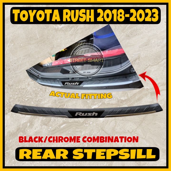 TOYOTA RUSH 2018-2023 REAR STEP SILL | Lazada PH