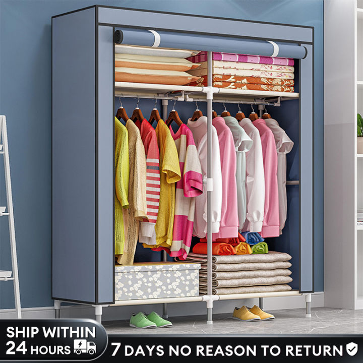 [Easy Installation]Sheeper Zipper Wardrobe Multifunctional Simple ...