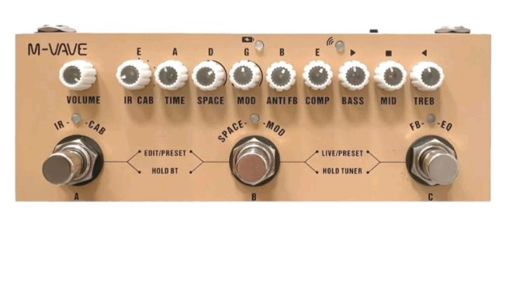 Mvave Acoustic Multieffect Guitar Pedal | Lazada PH