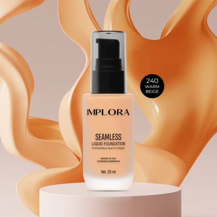 IMPLORA Seamless Liquid Foundation 33mL (BPOM) | Lazada Indonesia