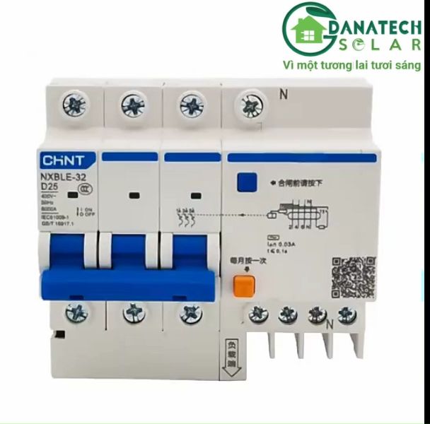 Aptomat chống giật chống rò 1P+N 16A - 63A, CB RCBO Chint NXBLE Chính Hãng | Lazada.vn