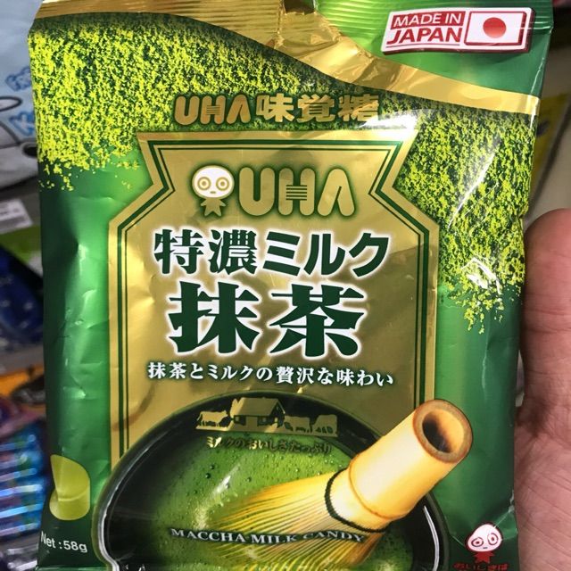 Kẹo matcha trà xanh UHA Nhật Bản mẫu bao bì mới | Lazada.vn