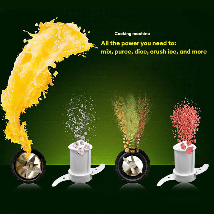 Sonifer 4 in 1 Multi-Function Food Processor 1200W Dry Grinder 2 Speeds ...