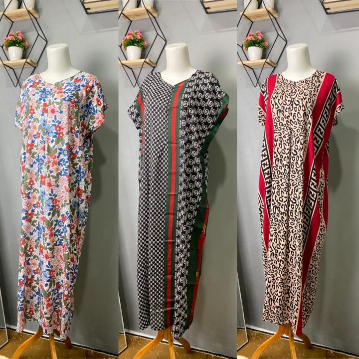 Daster Busui Sematakaki Viral 2024 | Dress Bahan Rayon Premium | Lazada ...