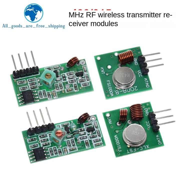 TZT Smart Electronics 433Mhz RF transmitter and receiver Module link ...