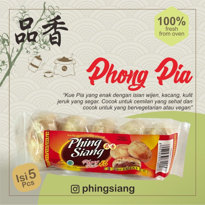 Kue phong pia phing siang isi 5 | Lazada Indonesia