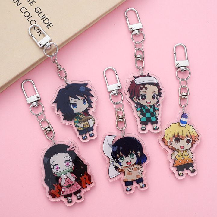 Demon Slayer Acrylic Keychain Japanese Anime Key Ring Pendant | Lazada PH
