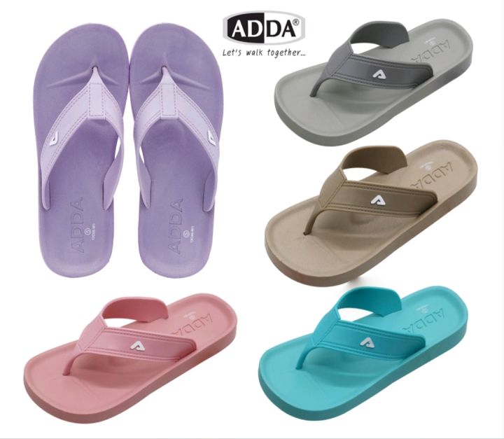 Adda รุ่น13C05 แท้💯% รองเท้าแตะลำลองแบบหนีบ | Lazada.co.th