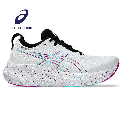 Giày Chạy Bộ Nữ ASICS GEL-NIMBUS 26 màu White/Soothing Sea 1012B601.102 ...