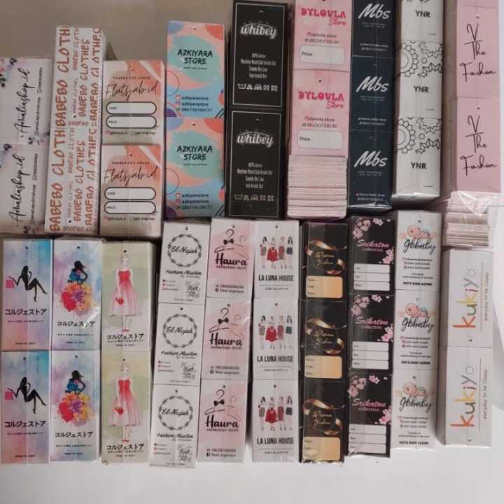 Label Baju / Label Merek Baju (1 Bungkus 100pcs) | Lazada Indonesia